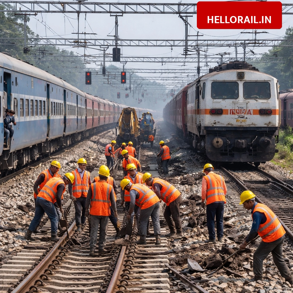 Indian Railways: Several trains affected on Agra section due to track ...
